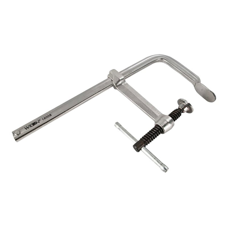 Regular Duty F-Clamp 12 in 5-1/2 in Throat 1800 lb Load Cap | Single ...